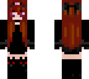 goth ginger | Minecraft Skins