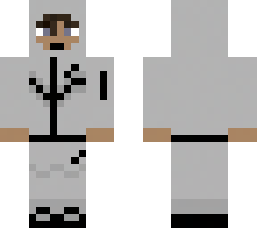 Grey Tech Fleece | Minecraft Skin