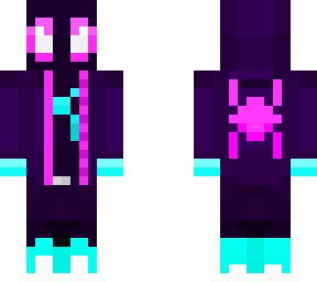 Miles Morales Synthwave | Minecraft Skin