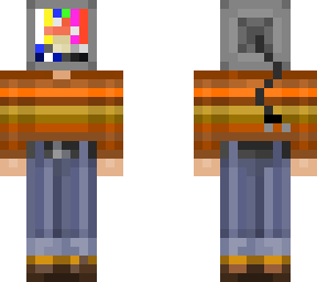 Mushroom 70s Tv outifit | Minecraft Skin