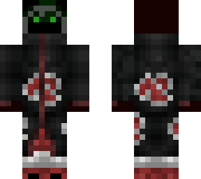 My skin but in a akatsuki cloak | Minecraft Skin