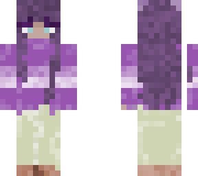 purple gal | Minecraft Skin