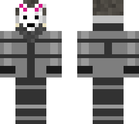 Rabbit face mask Robber | Minecraft Skin