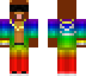 rubius rainbow | Minecraft Skins