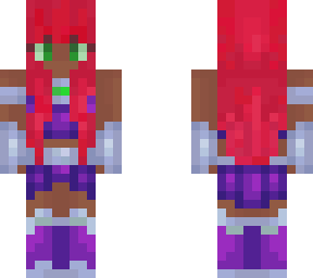 starfire but black | Minecraft Skin