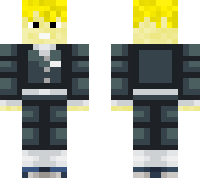 Zenitsu Agatsuma in Uniform | Minecraft Skin