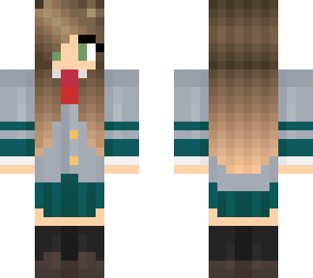 FalloutGirl (MHA) UA High School Uniform | Minecraft Skin