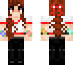 Flower Bracelet Girl | Minecraft Skin
