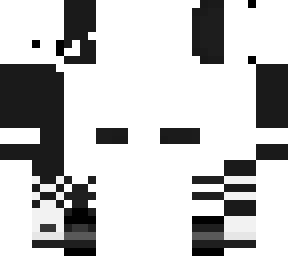 Half inverted noob | Minecraft Skin