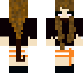 Hallowen fall girl | Minecraft Skin