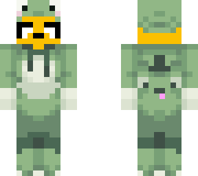 Jake The Dog frog skin | Minecraft Skin