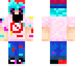 Pibby bf but i edited it | Minecraft Skin