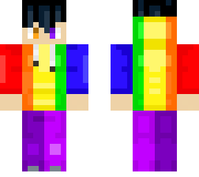 Rainbow Theo | Minecraft Skin