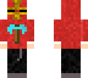 red myanmar crafter skin | Minecraft Skin