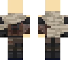 Wasteland Survivor Base Template | Minecraft Skin