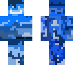 Blue Camo | Minecraft Skin