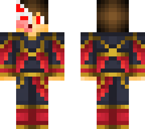 elytra and wolf mask | Minecraft Skin