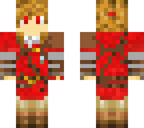 evil red link | Minecraft Skin