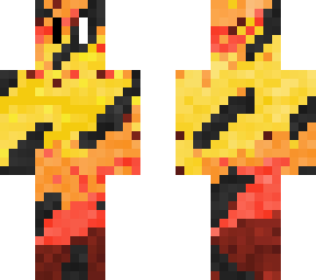 Halal Mode Fire elemental | Minecraft Skin