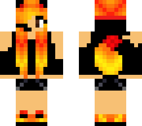 Fire eve | Minecraft Skin