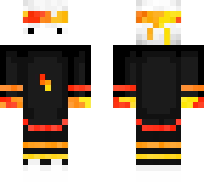 Flame bolt | Minecraft Skin