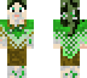 Green Caves Type | Minecraft Skin