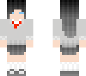Mia(Original character) Long hair | Minecraft Skin
