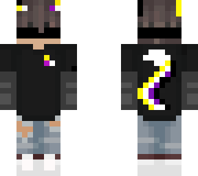 Non-Binary demon wolf | Minecraft Skin