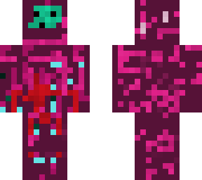 Obsidian depression man | Minecraft Skin