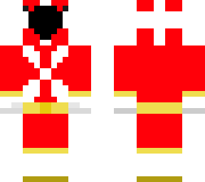 Power Rangers Lightspeed Rescue: Red Lightspeed Ranger | Minecraft Skin