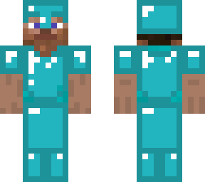 steve in diamond armour | Minecraft Skins