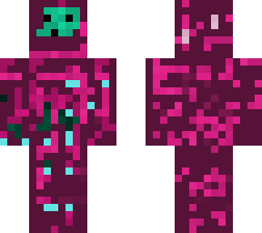 The obsidian human of sadness and depression | Minecraft Skin