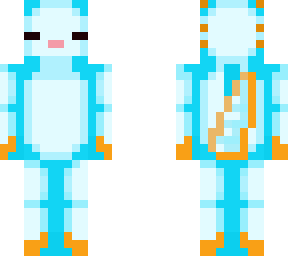 blue axolotl | Minecraft Skins