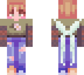 Enby babe with wings | Minecraft Skin