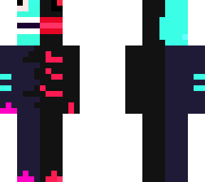 FNF Neo Corrupted Lemon Demon (Effects) | Minecraft Skin