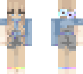 Picls! My mc skin! (hair base credit to WoodenSoupLadel) | Minecraft Skin