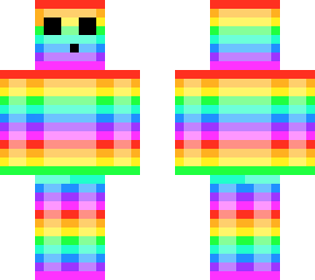 Rainbow Slime Minecraft Skin