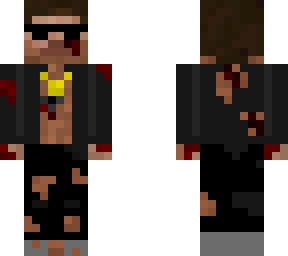 steve blood zombie sunglasses | Minecraft Skins
