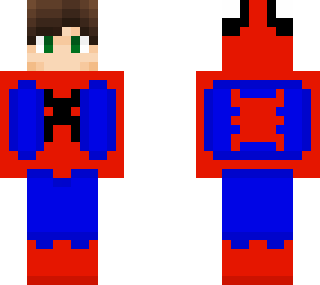 T Bizzle as Spider Man | Minecraft Skin
