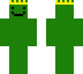 Tryhard Green Edith crown | Minecraft Skin