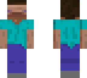 Warped steve face | Minecraft Skin