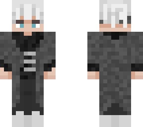 black skin with white eyes | Minecraft Skins