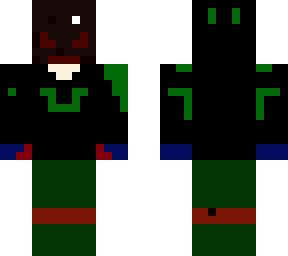 belu_the_cat half corrupted | Minecraft Skin