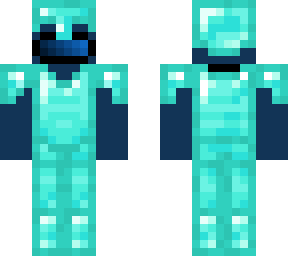 Diamond Armored Among Us | Minecraft Skin