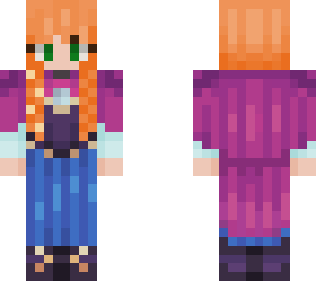 anna anna anna anna from frozen | Minecraft Skins