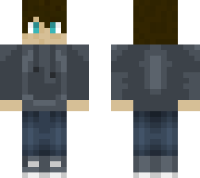 Grey hoodie | Minecraft Skin