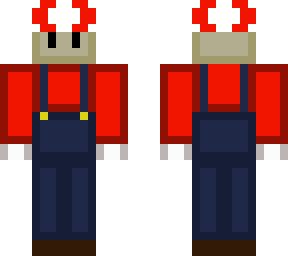 mario red mushroom | Minecraft Skin