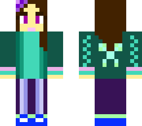 Pro Minecrafter Girl | Minecraft Skin
