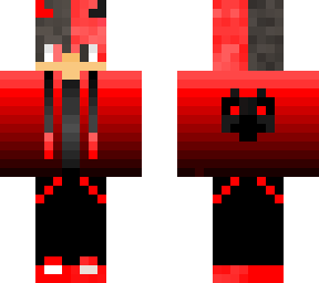 Red and Black Devil Skin | Minecraft Skin