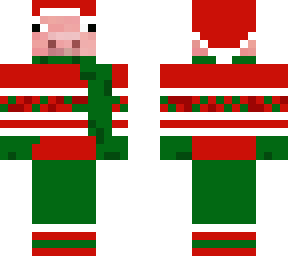Winter Piggy | Minecraft Skin